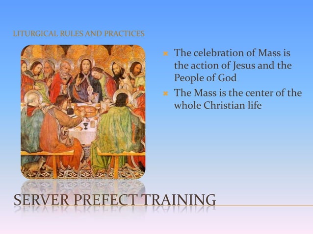 Altar Server Prefect training | PPTX