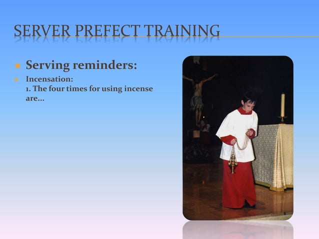 Server prefect training Revised | PPT