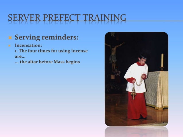 Server prefect training Revised | PPT