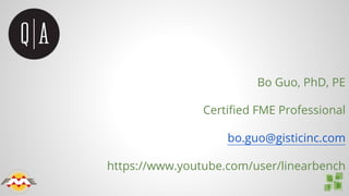 Leveraging APIs without Programming in FME Server Provisioning | PPT