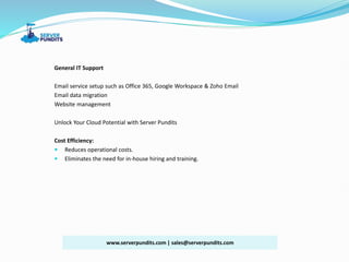 Server Pundits: Server Management Company India | PPTX