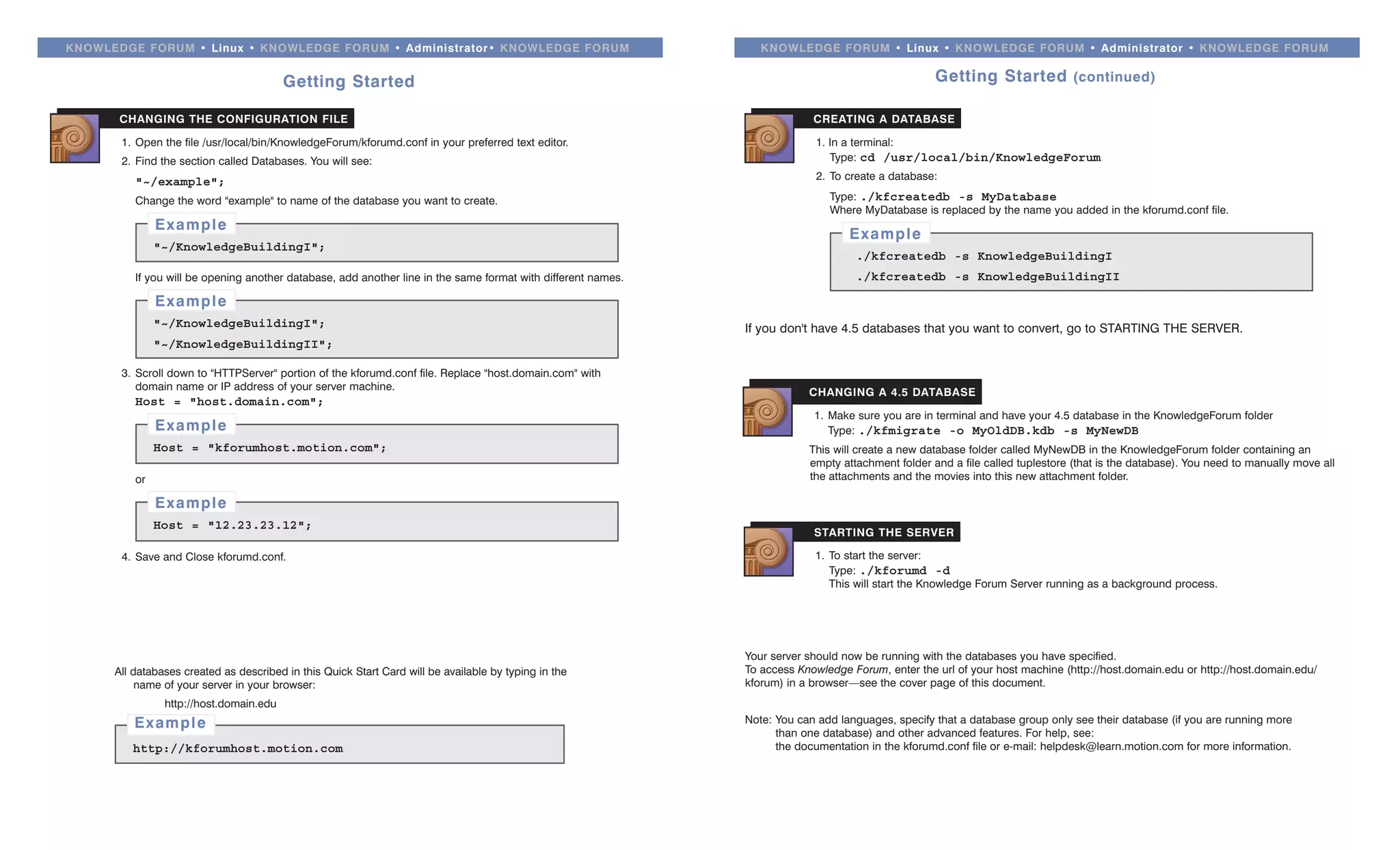 Server quickstart47 linux | PDF