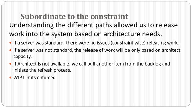 Improving Throughput - Server Refresh Program | PPT