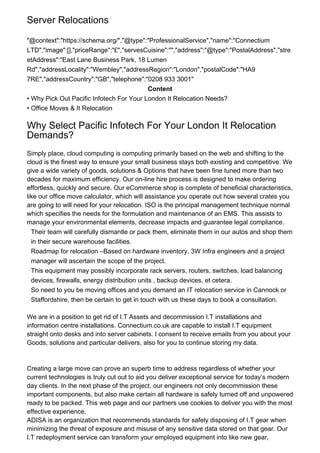 Server Relocations | PDF