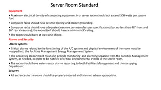 Server room | PPTX