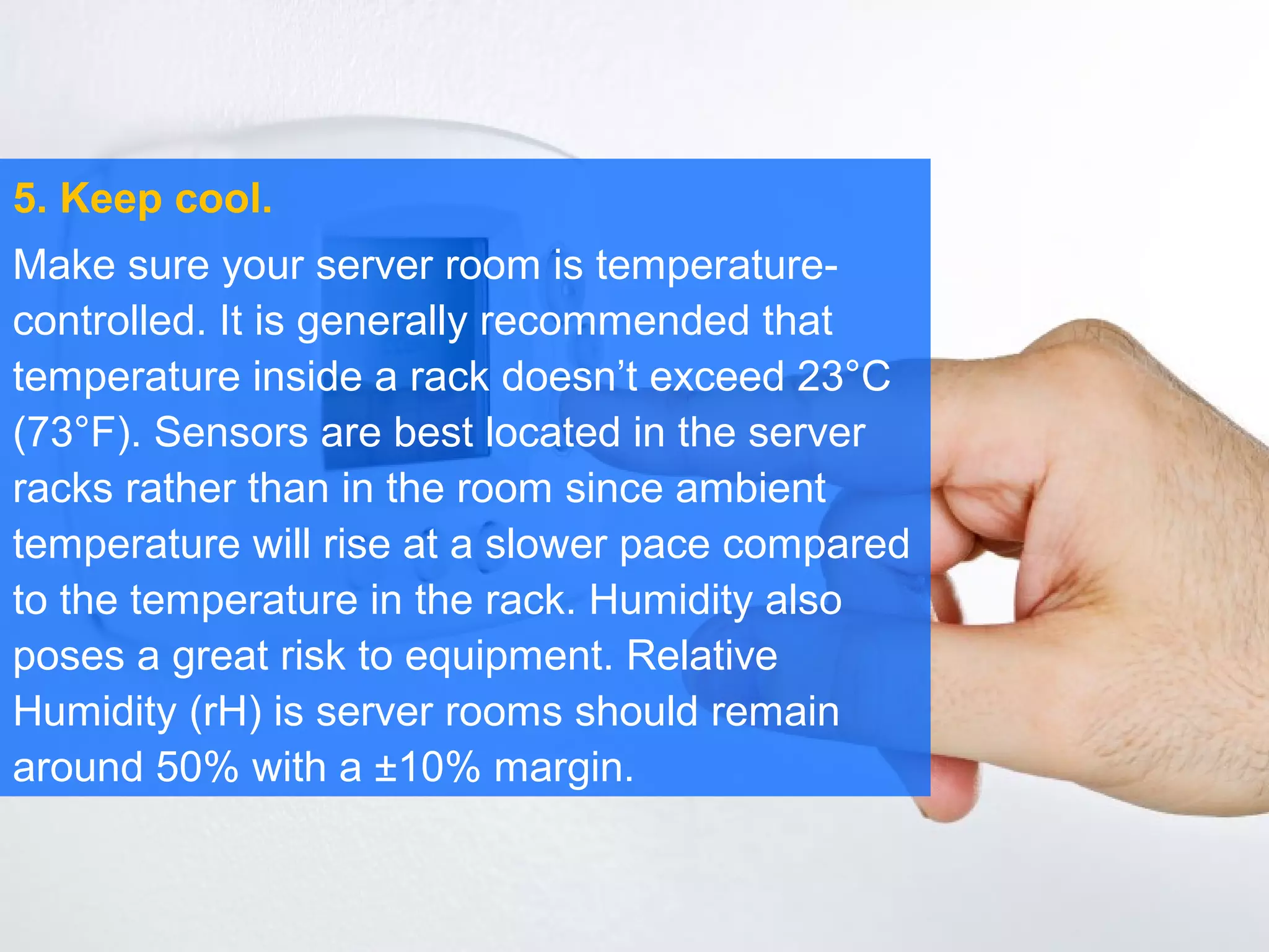 10 tips to safeguard your server room | PPT