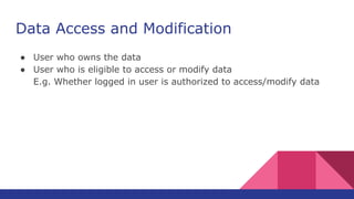 Server side authorization | PPT