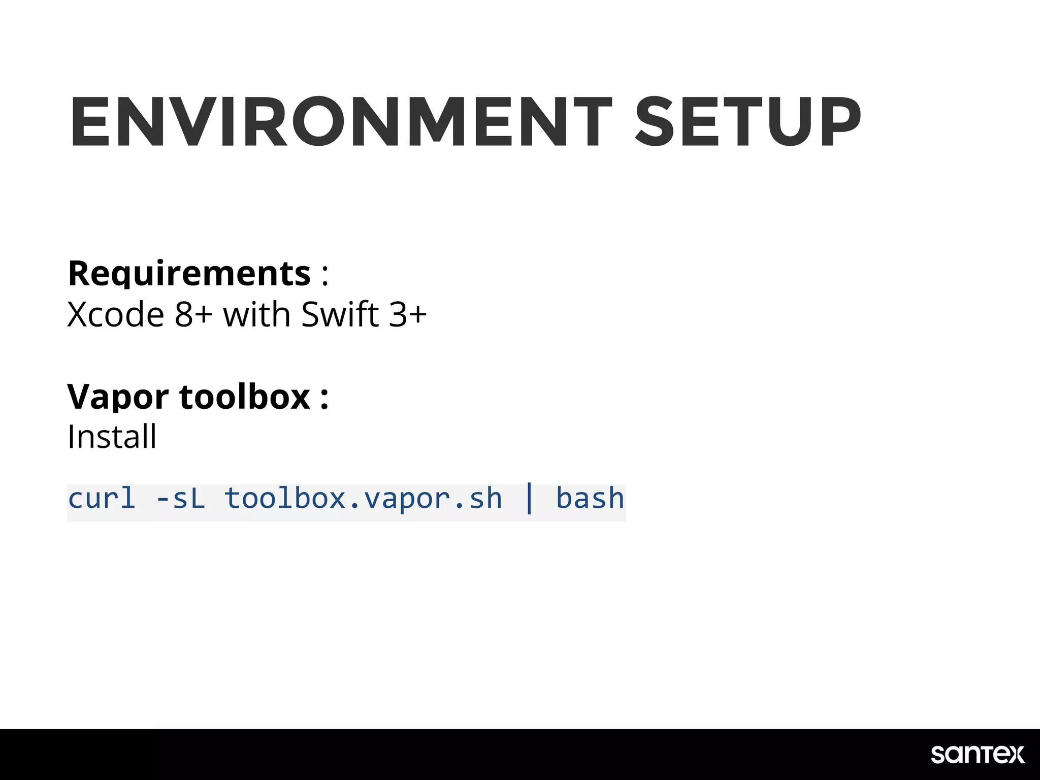Server side development using Swift and Vapor | PPT