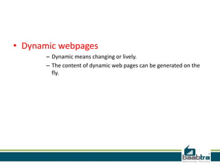 Server side scripting | PPT