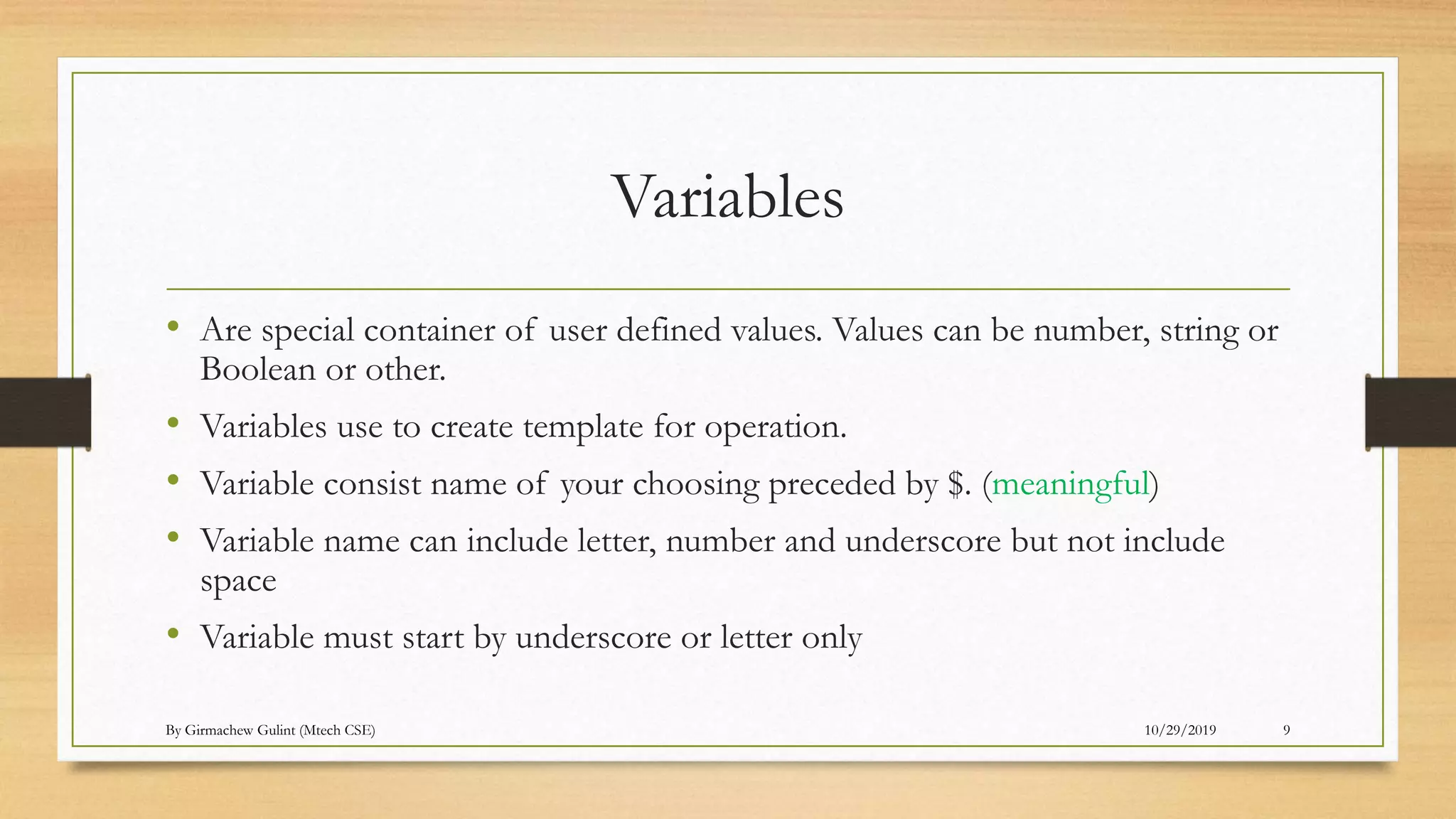 Server Side Scripting Language Ppt