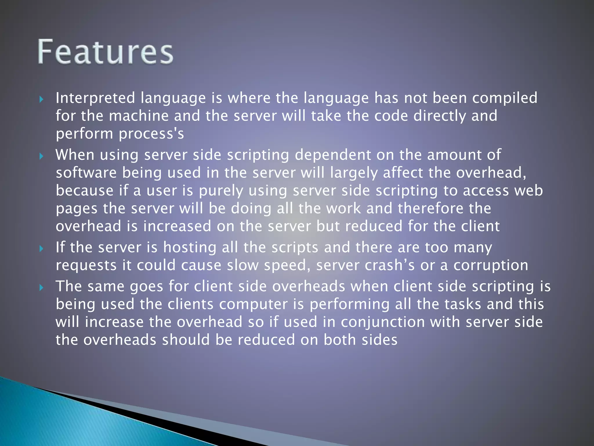 Server and Client side comparision | PPTX