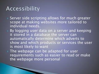Server and Client side comparision | PPTX