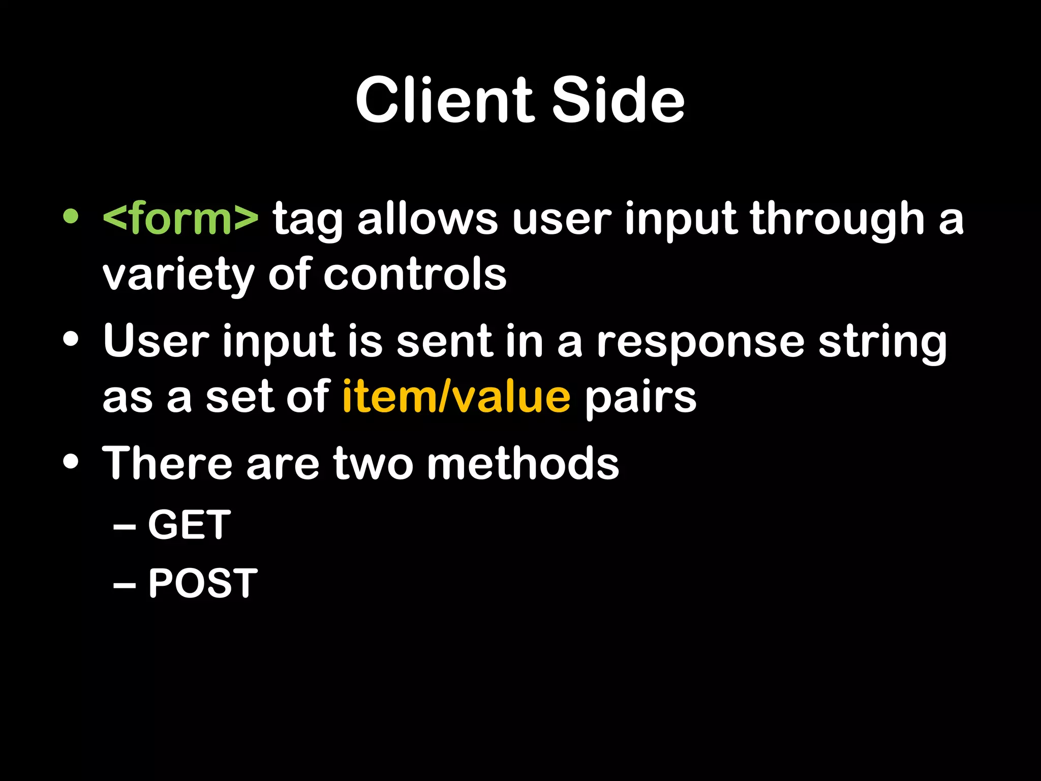 Server side scripts | PPT