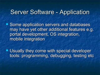 Server Side Technologies | PPT