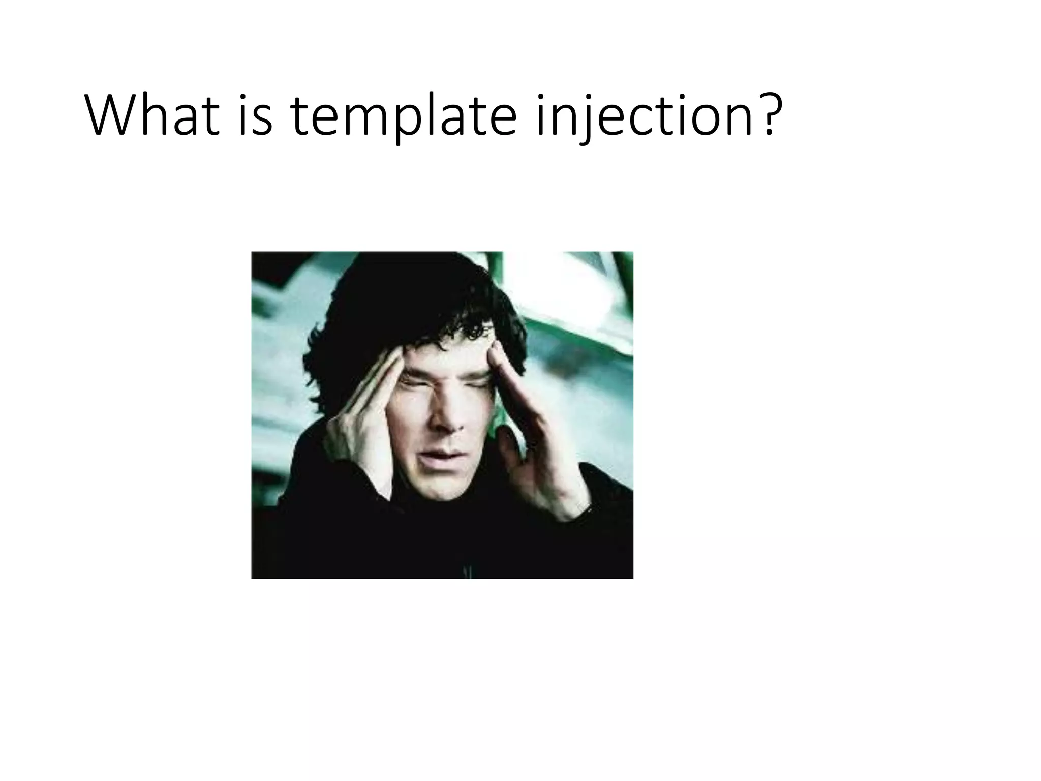 Server side tempalate injection | PPTX