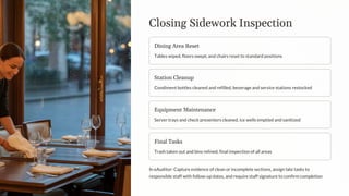Server Sidework Inspection with eAuditor Audits & Inspections | PDF