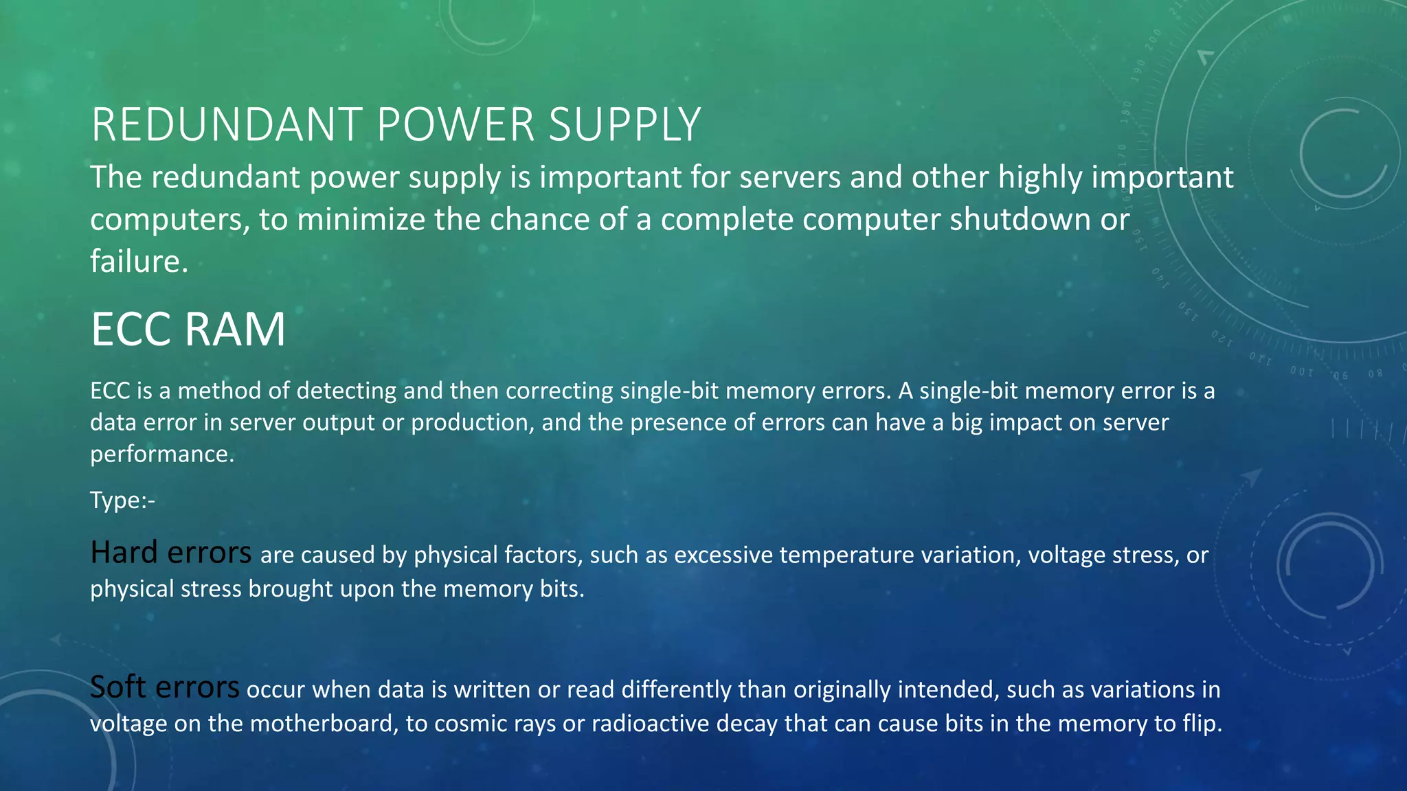 Fundamentals of Servers, server storage and server security. | PPTX