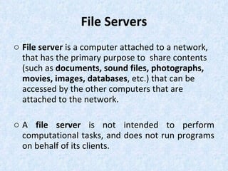 Servers | PPT