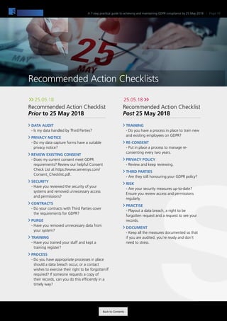 Are you GDPR Ready? Checklist Whitepaper | PDF