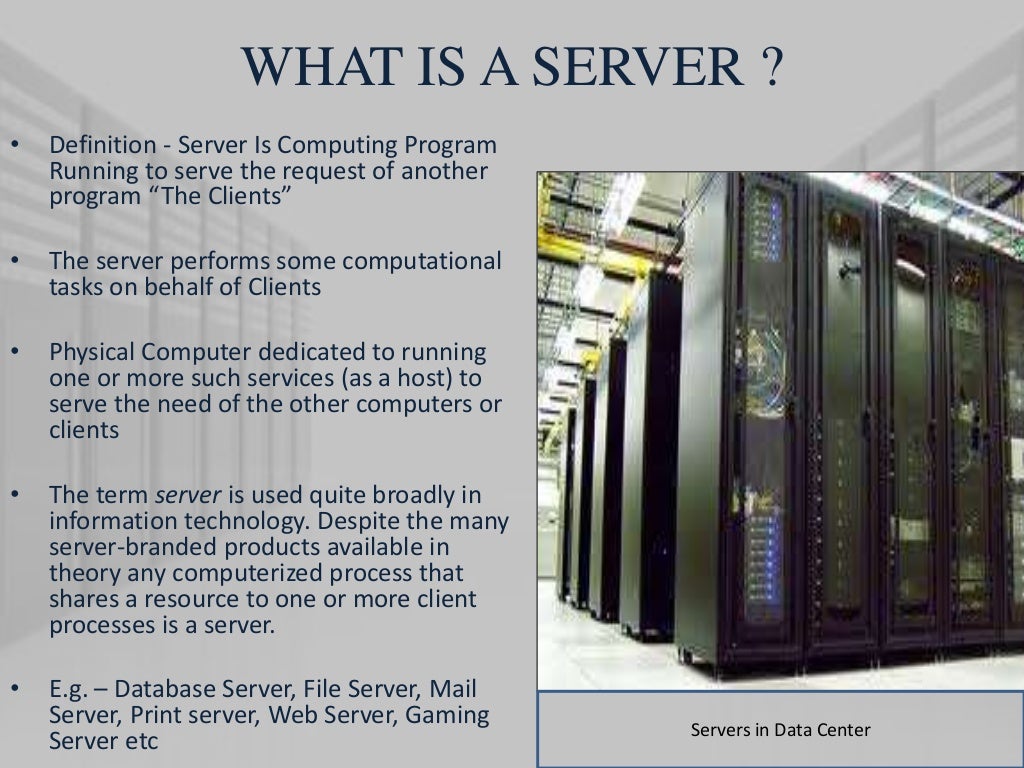 Server training