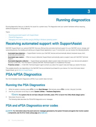 Dell EMC PowerEdge Servers Troubleshooting Guide | PDF