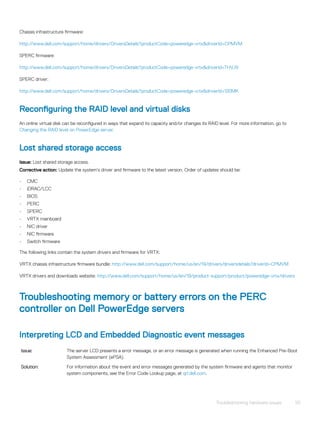 Dell EMC PowerEdge Servers Troubleshooting Guide | PDF