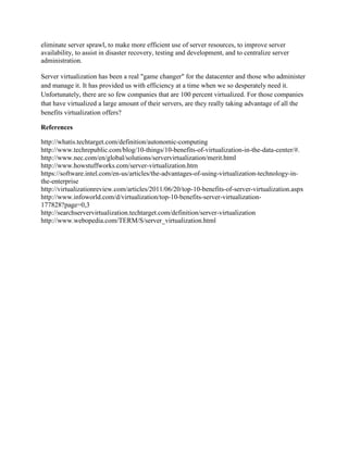 The Future of Server Virtualization | DOCX