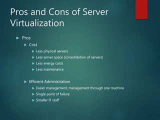 Server Virtualization | PPTX