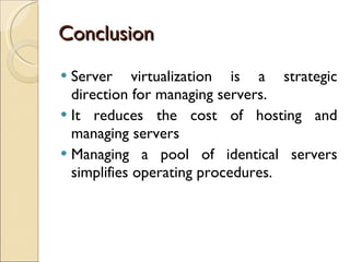 Server Virtualization | PPT