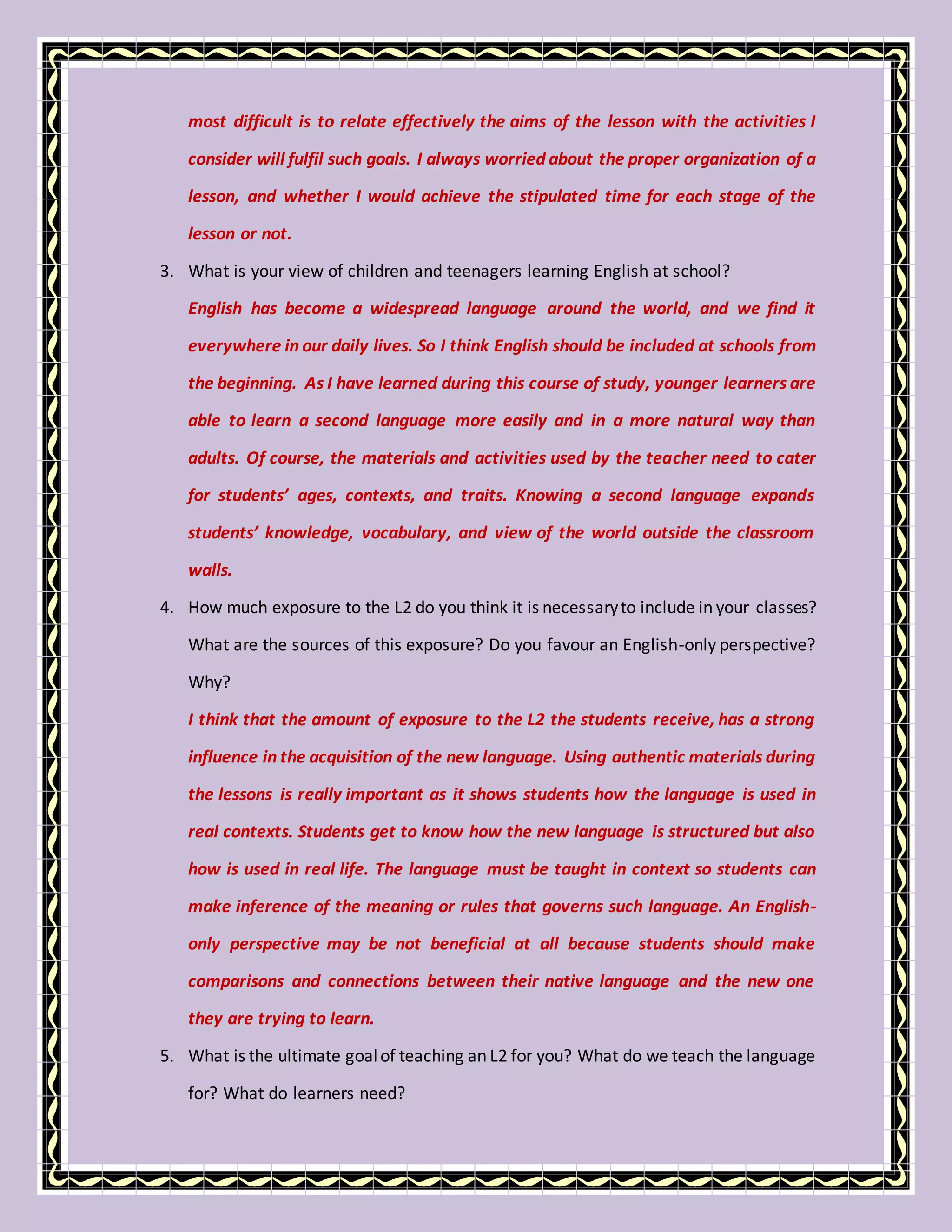 Didactics diagnostic questionnaire | DOCX