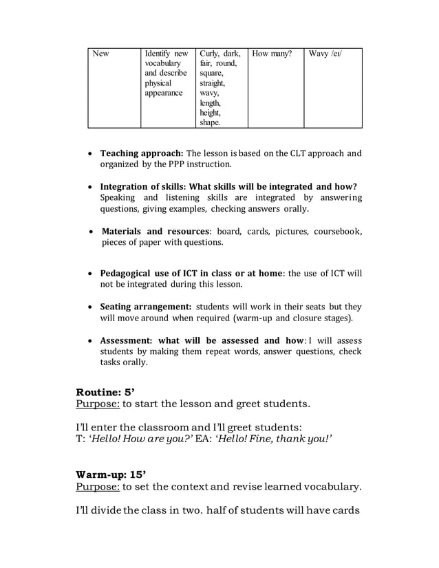 lesson plan 4- primary level | PDF