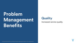 Making Problem Management Work for Your Organization | PDF