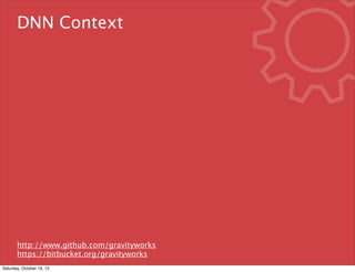 Working with the DNN Service Framework | PPT