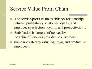 Service Product Strategies | PPT