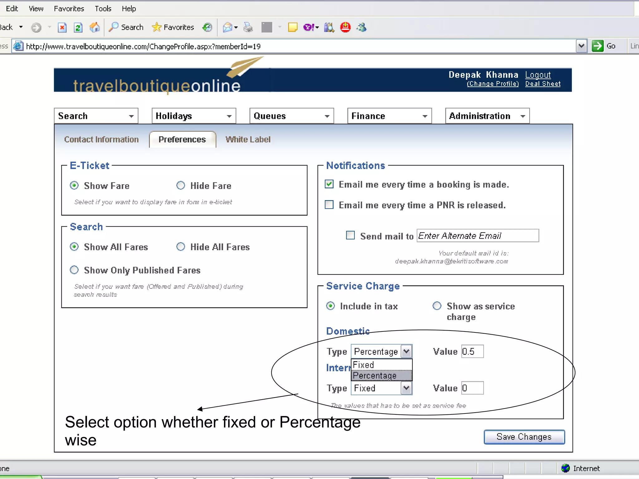 Service Fee Work Flow | PPT