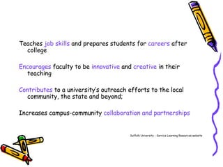 Service Learning & Civic Engagement | PPT