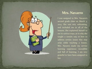 Service learning experience | PPT