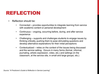 Service-Learning: Making A Difference | PPTX