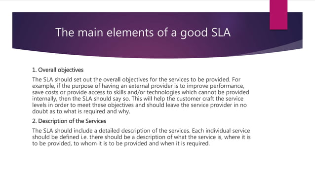 Service level agreement presentation | PPTX | Business | Business and ...