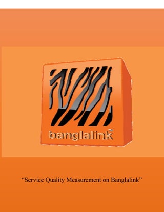 Service Quality Measurement on Banglalink | PDF