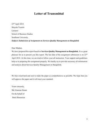 Service Quality Measurement on Banglalink | PDF