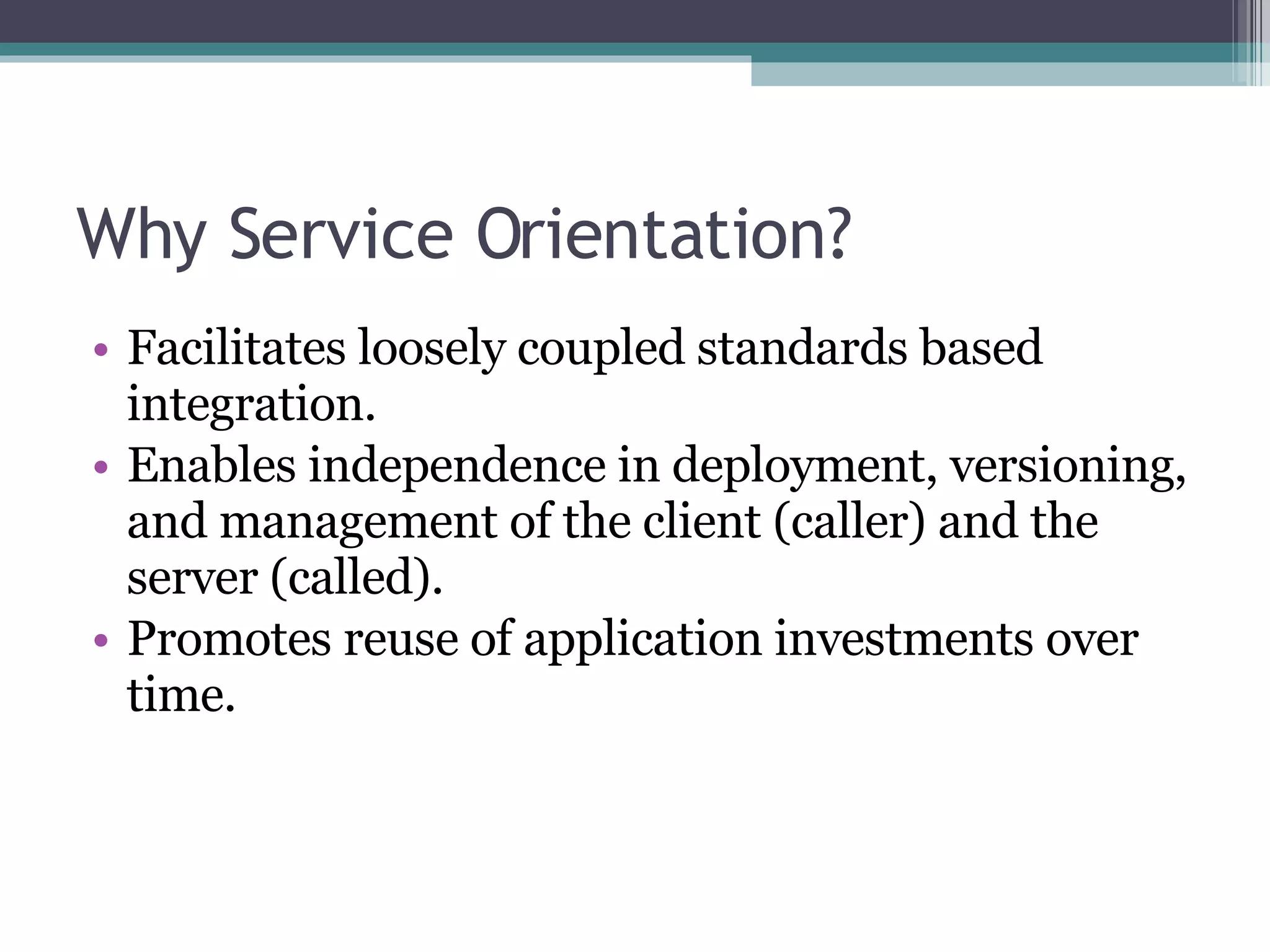 Service Oriented Development With Windows Communication Foundation 2003 | PPT