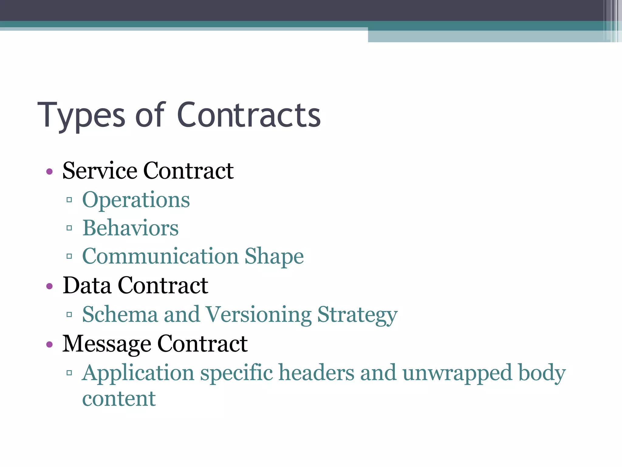 Service Oriented Development With Windows Communication Foundation 2003 | PPT