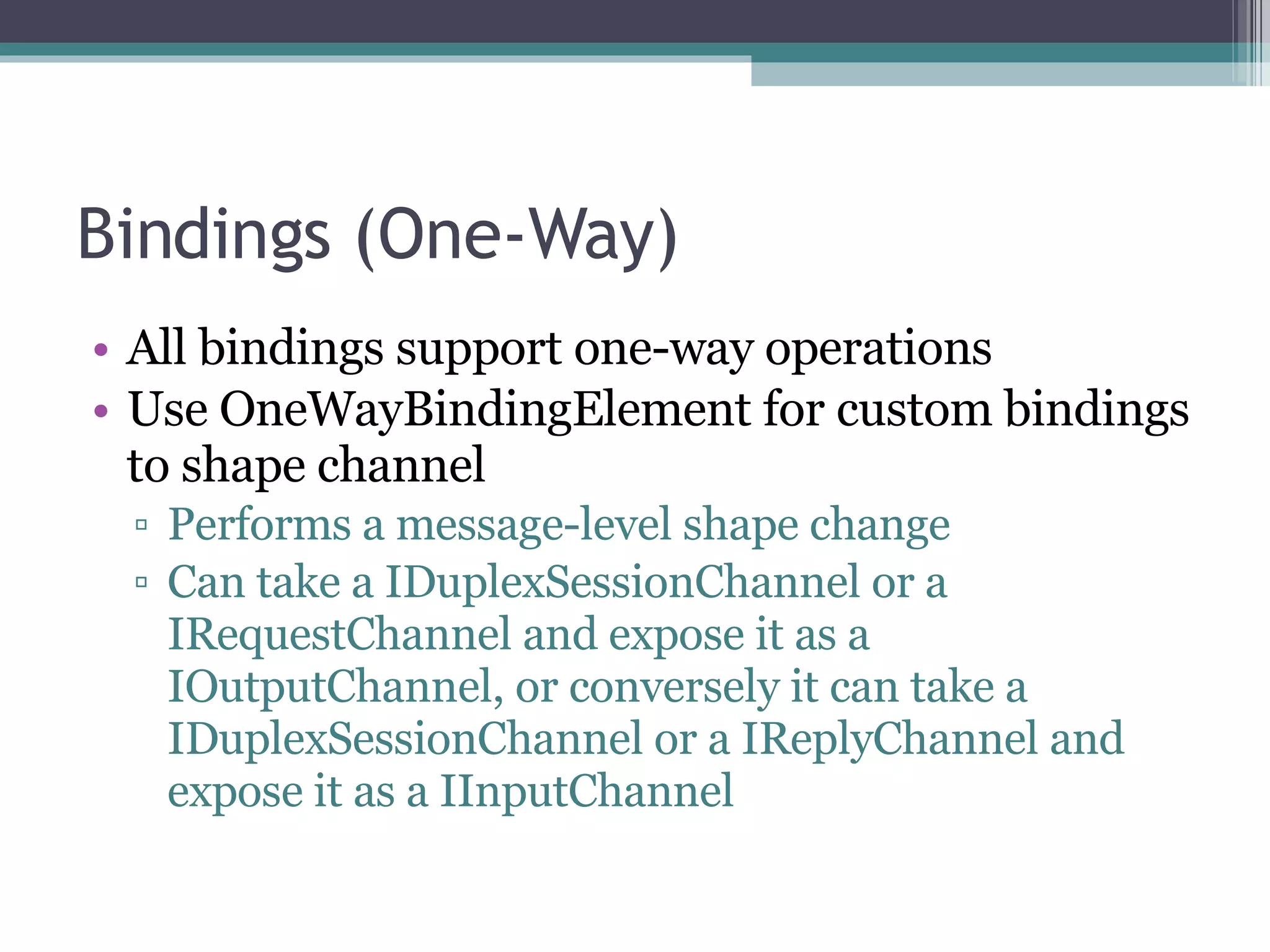 Service Oriented Development With Windows Communication Foundation 2003 | PPT