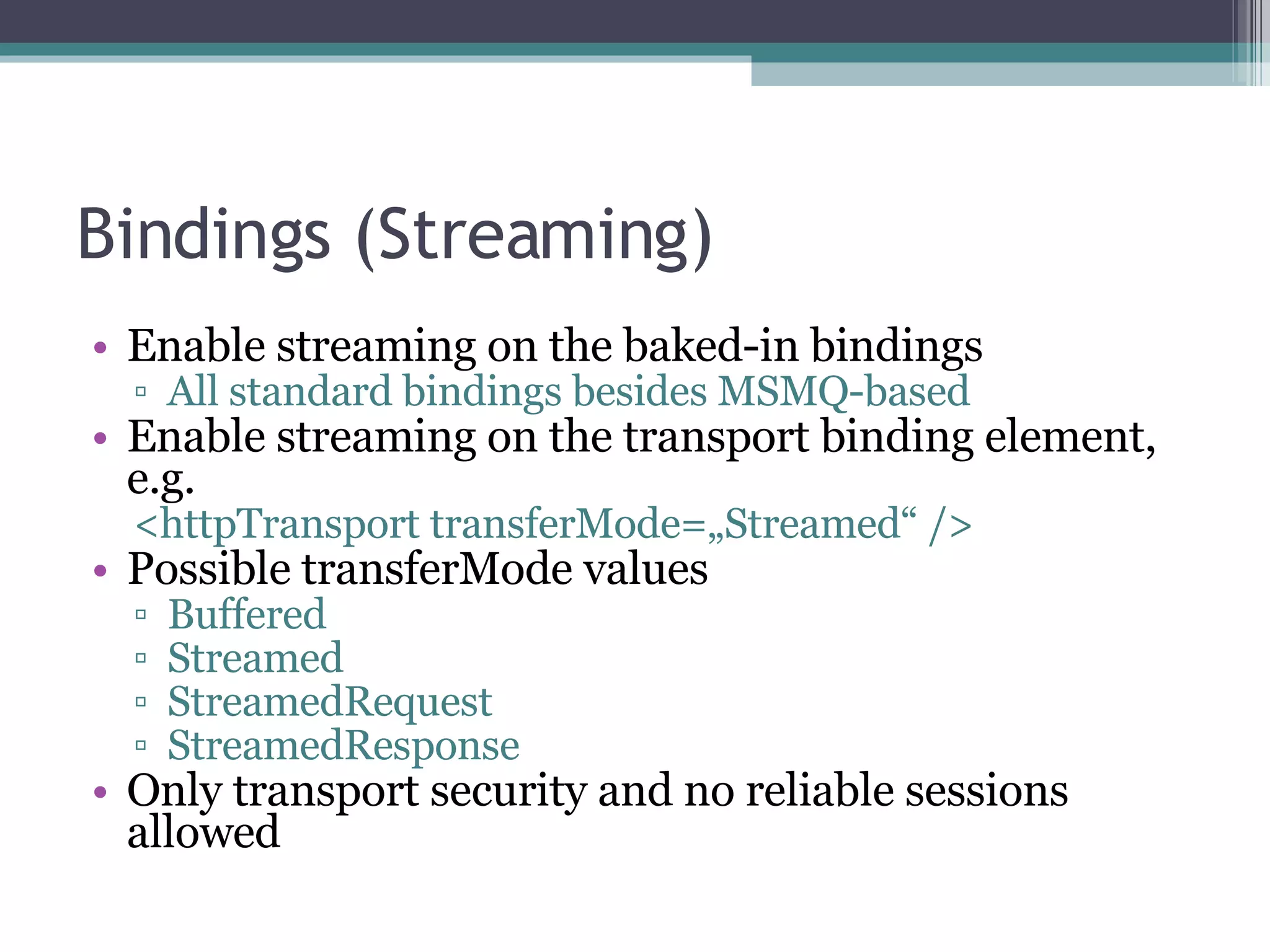 Service Oriented Development With Windows Communication Foundation 2003 | PPT