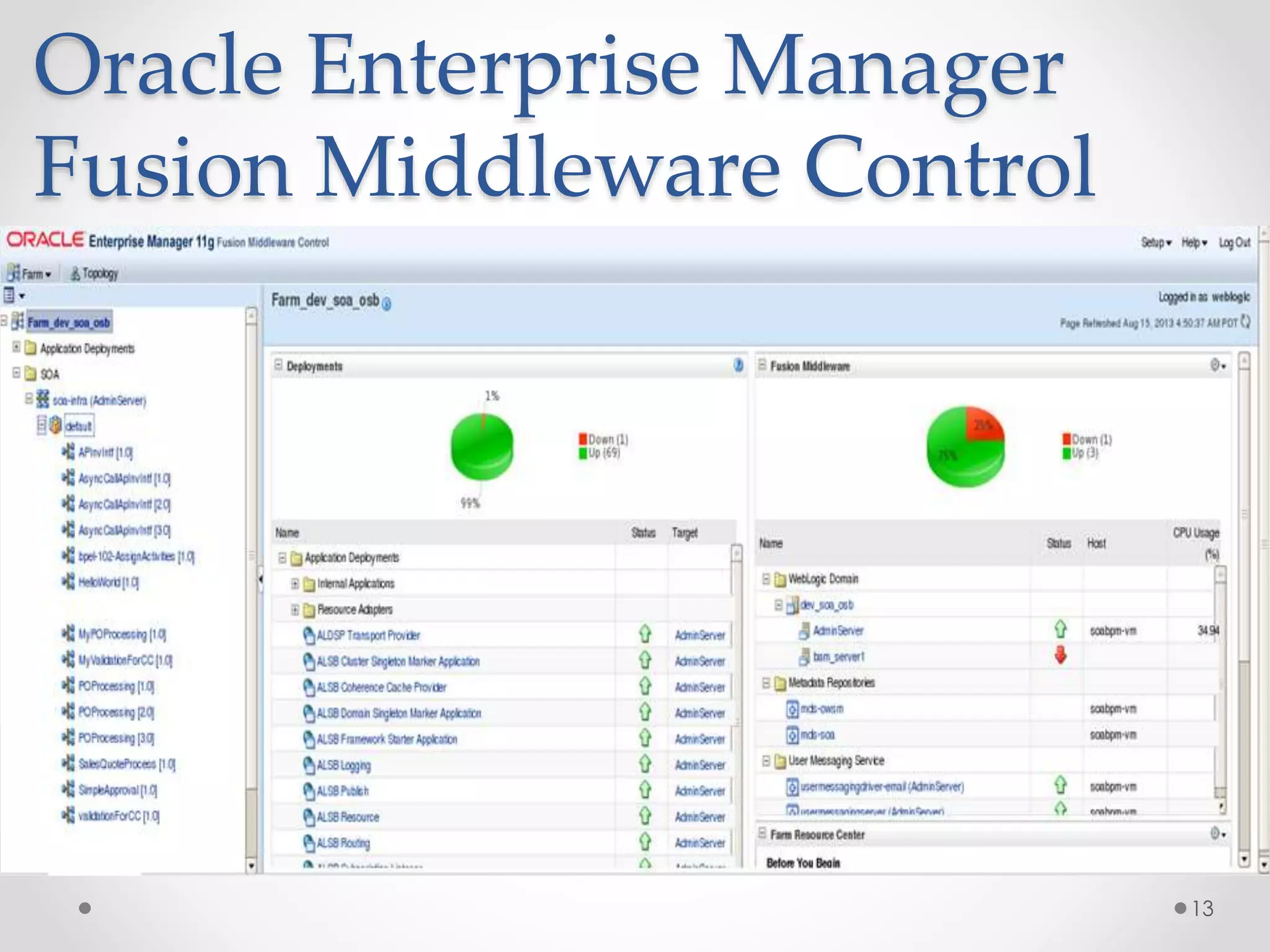SOA (hands-on exercise w.r.t Oracle included) | PPTX