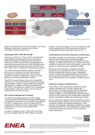 Enea uCPE Deployment Blueprint | PDF