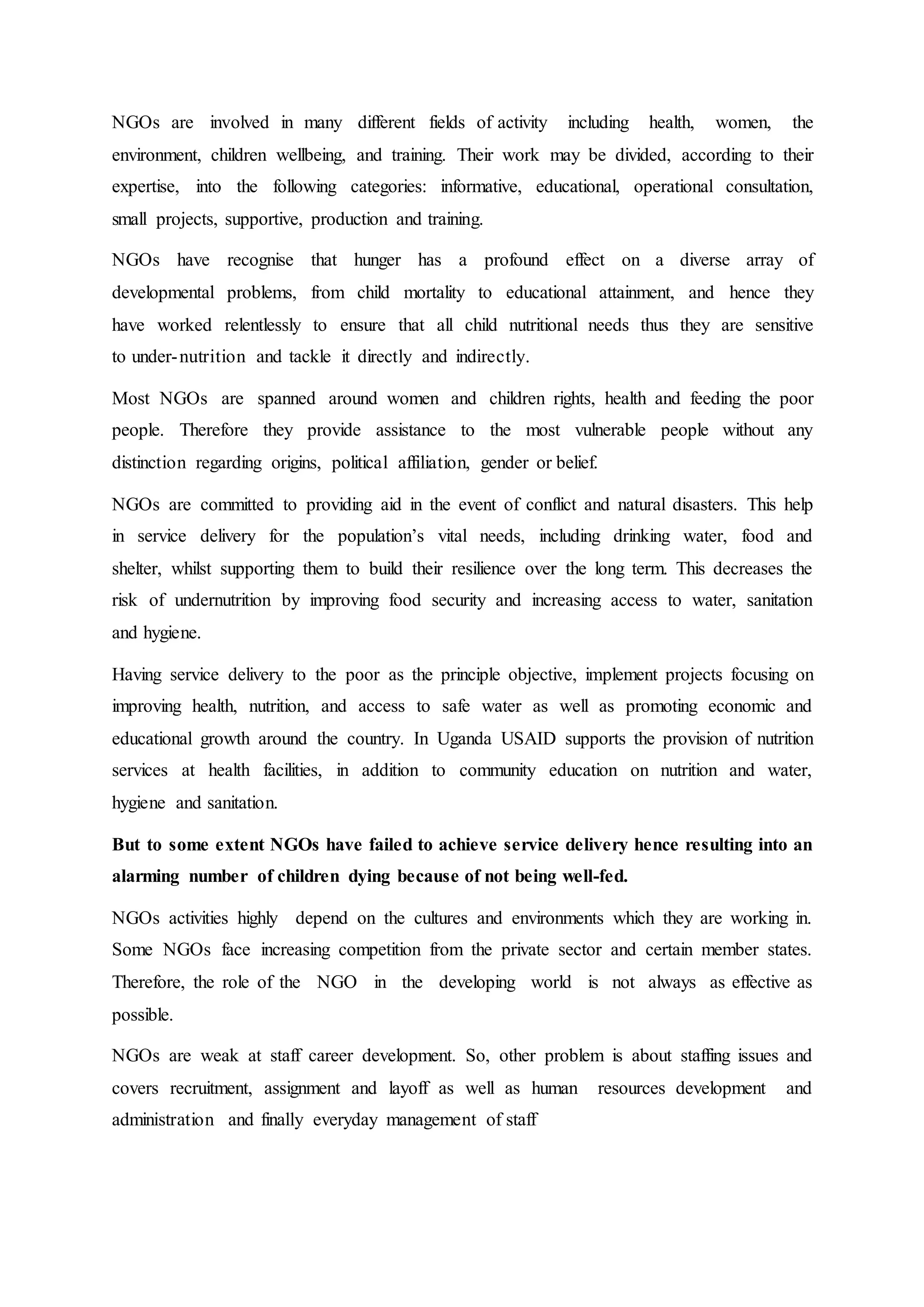 NGOs and service delivery | DOCX