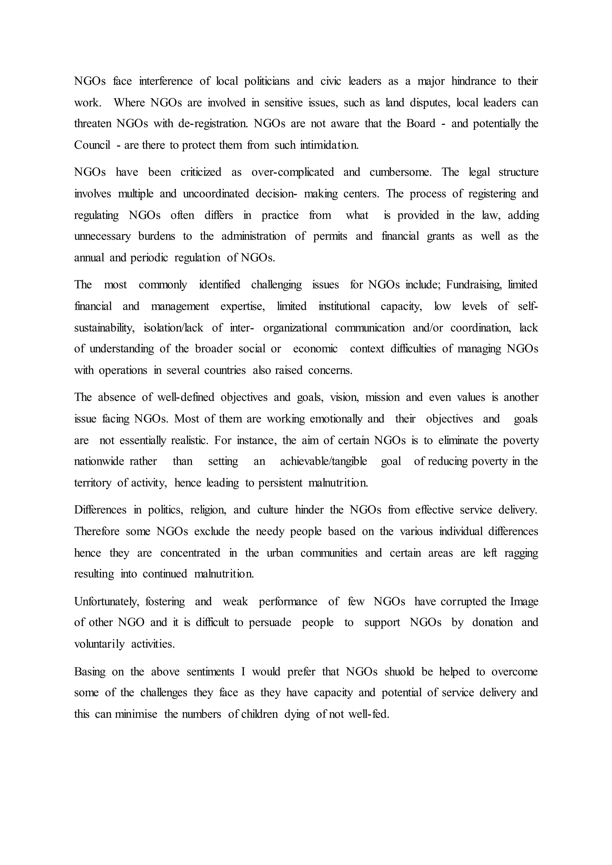 NGOs and service delivery | DOCX