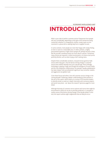 Service 2020 Megatrends for the Decade Ahead | PDF